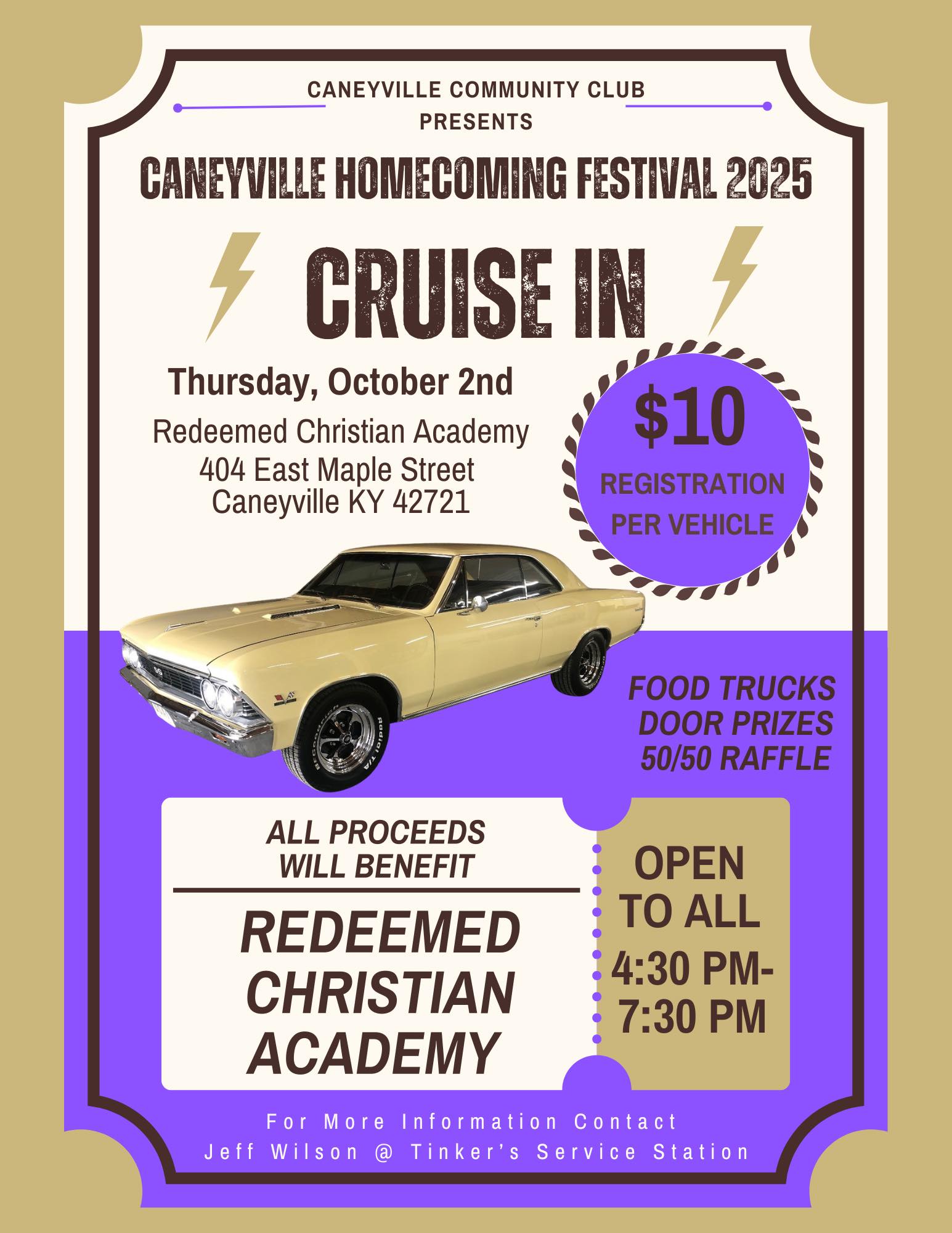 Caneyville Homecoming Festival 2025 - Kentucky Motorsports Magazine ...