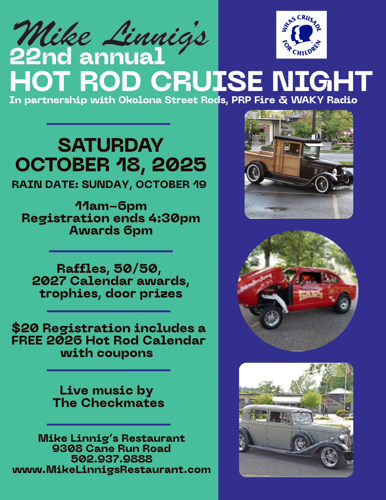 Mike Linnig's 22nd Annual Hot Rod Cruise Night - Kentucky Motorsports ...